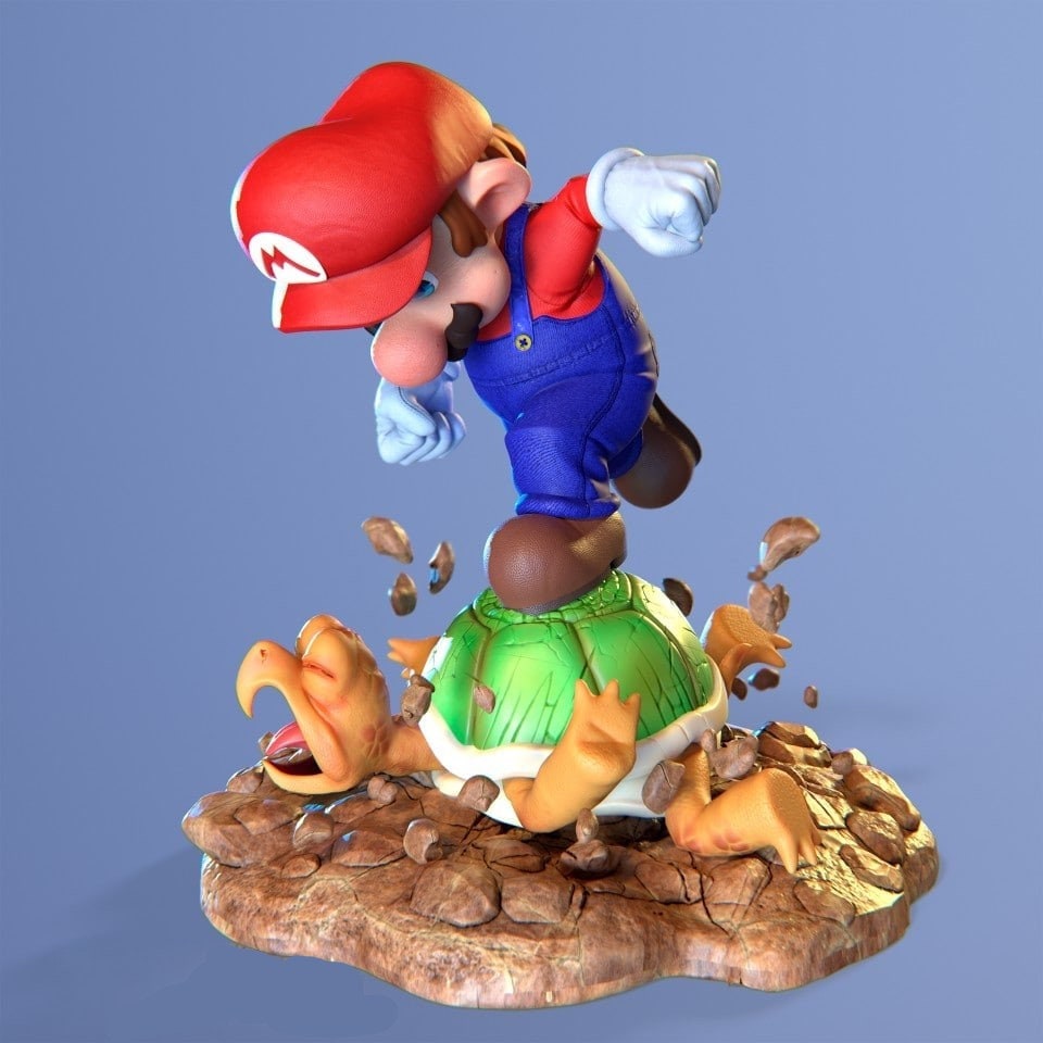 Super Mario 3D Stl.file - Etsy