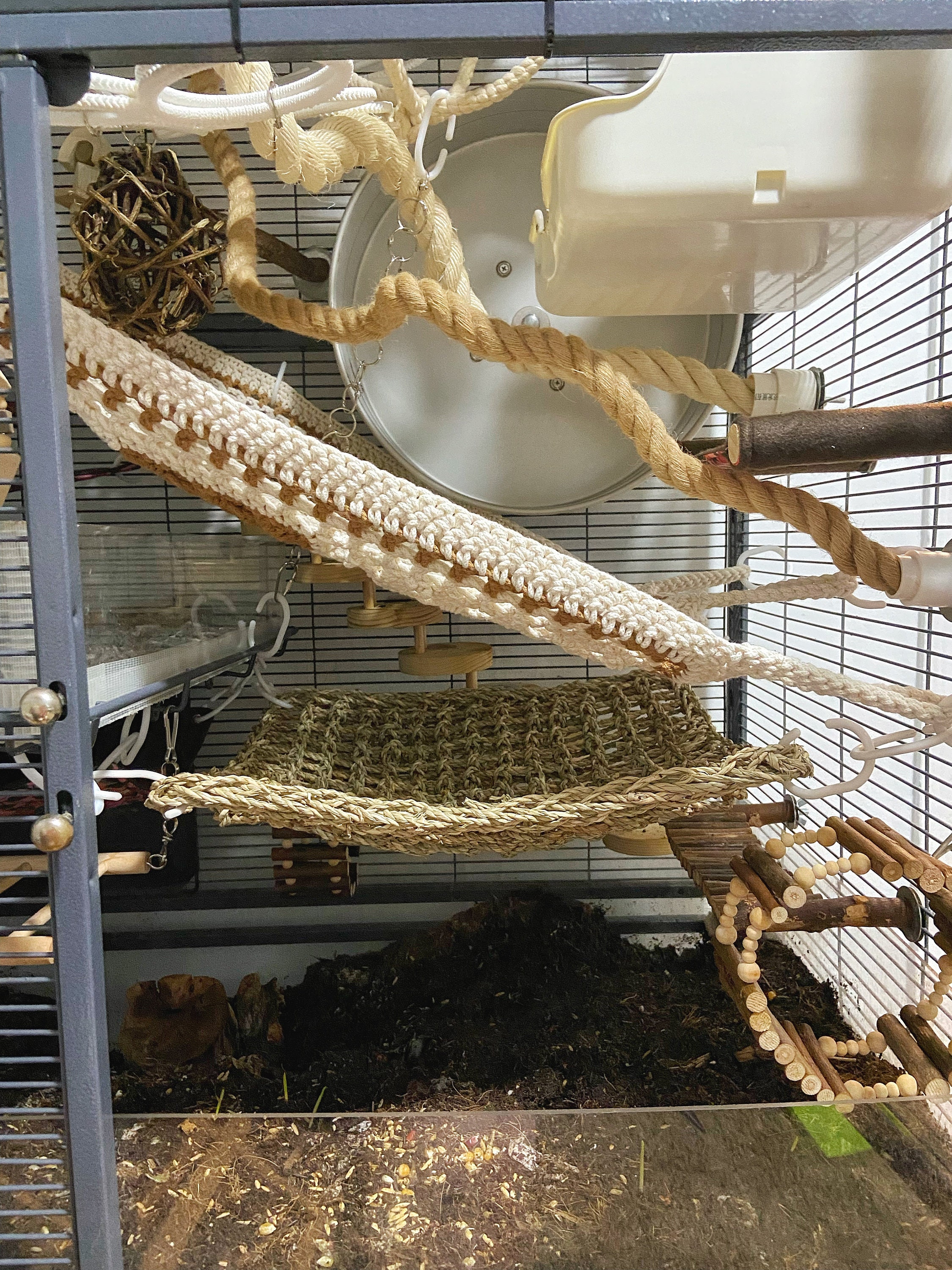 Crochet Granny Square Net/fall Breaker for Rat Cage PDF - Etsy