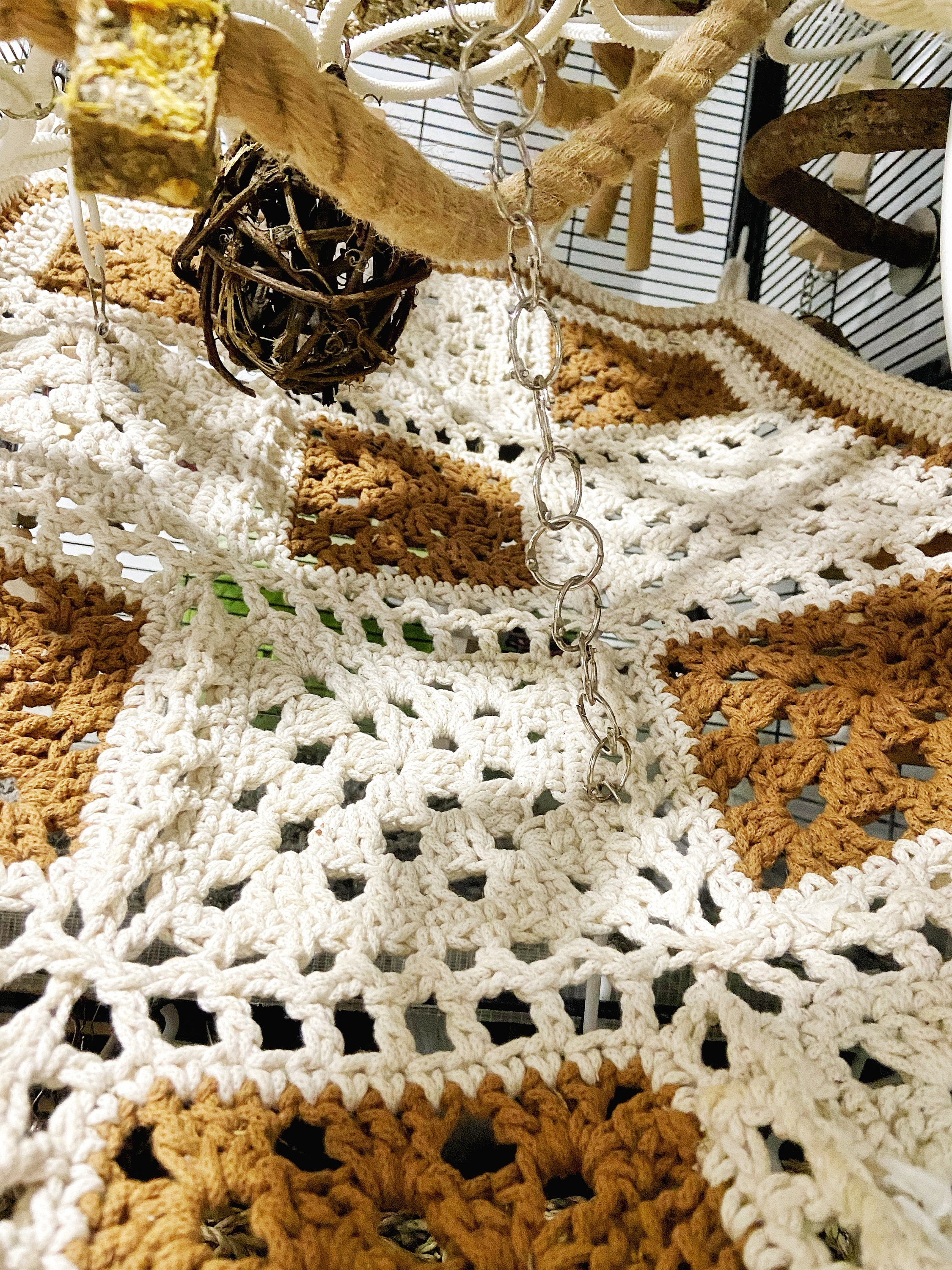 Crochet Granny Square Net/fall Breaker for Rat Cage PDF Tutorial - Etsy