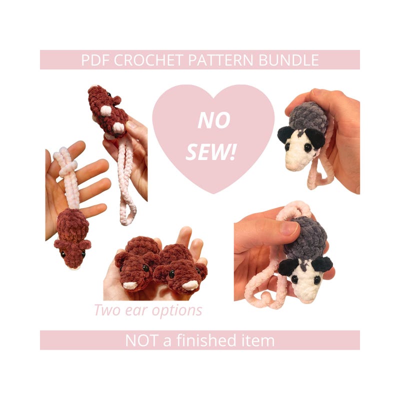 Opossums Charms - Etsy UK