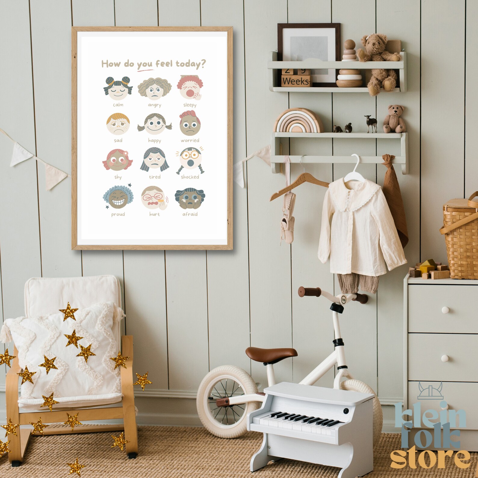 Feelings Chart, Educational Posters, Emotions Chart, Calming Corner ...