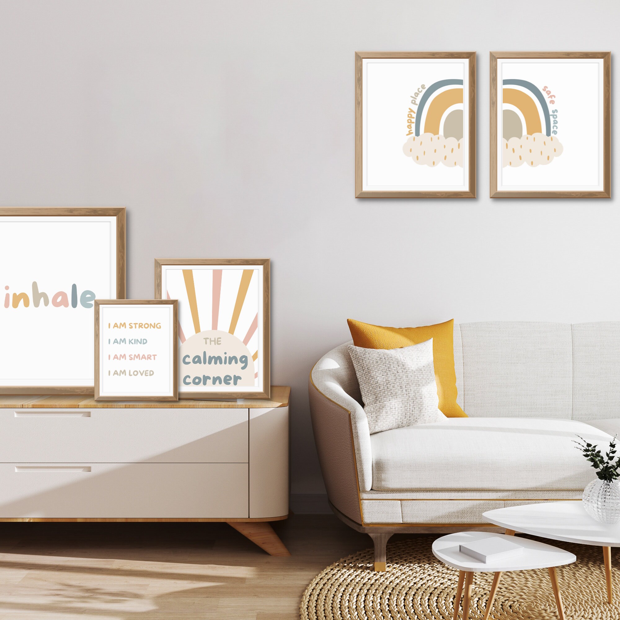 Calm Corner Boho Bundle Boho Classroom, Digital Art, 15 Set, School ...