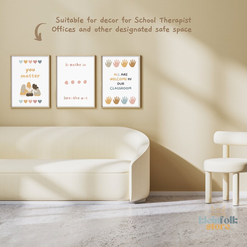 Calm Corner Boho Bundle Boho Classroom, Digital Art, 15 Set, School ...