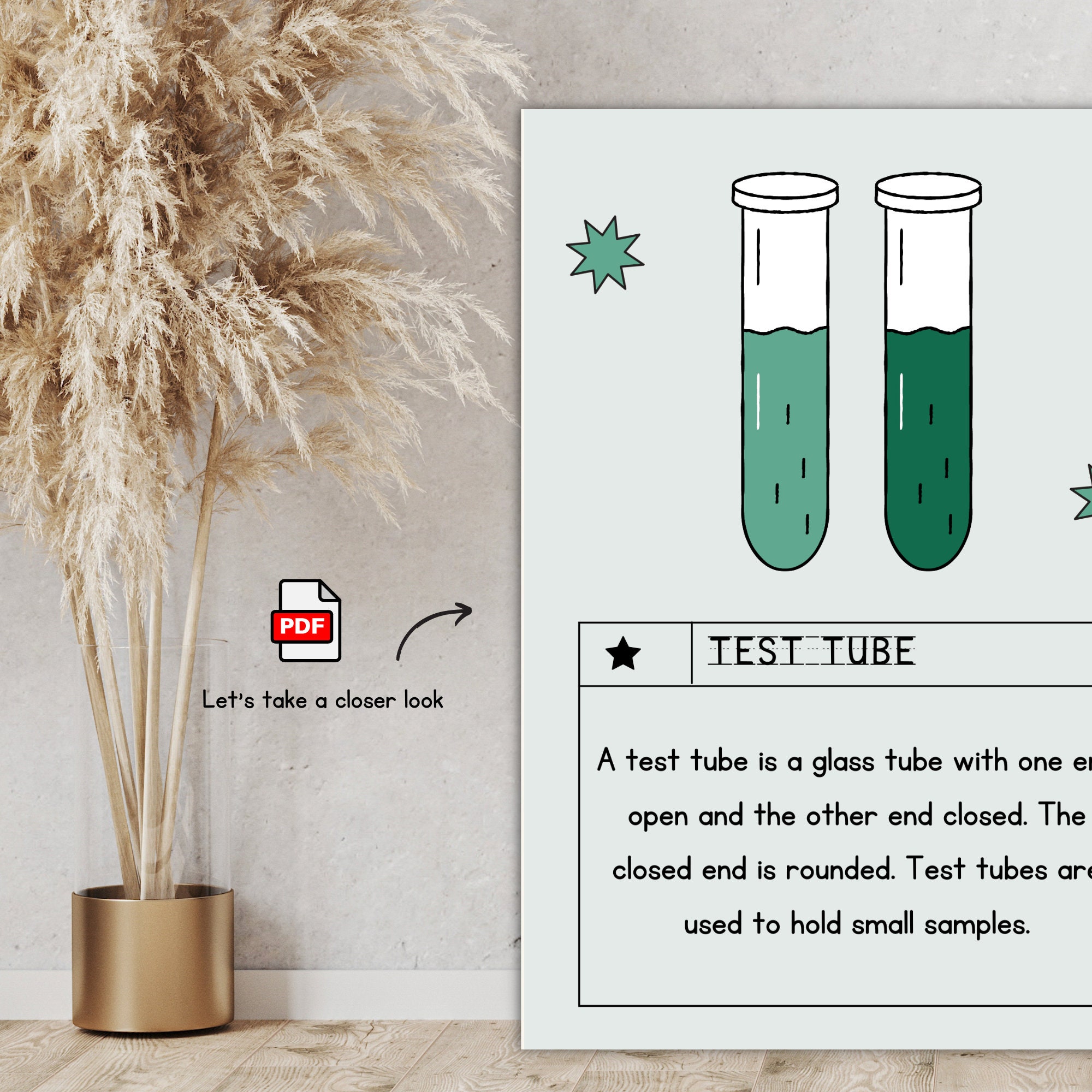 Retro Science Lab Apparatus Poster Set of 7 Science Classroom Decor ...