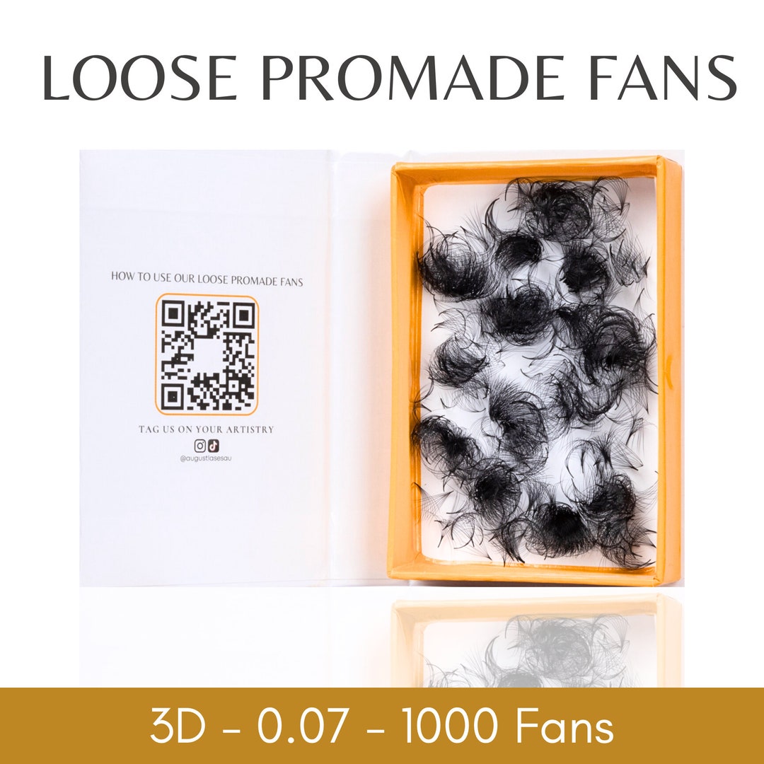 3D 0.07 Loose Promade Fans - 1000 Fans - Etsy