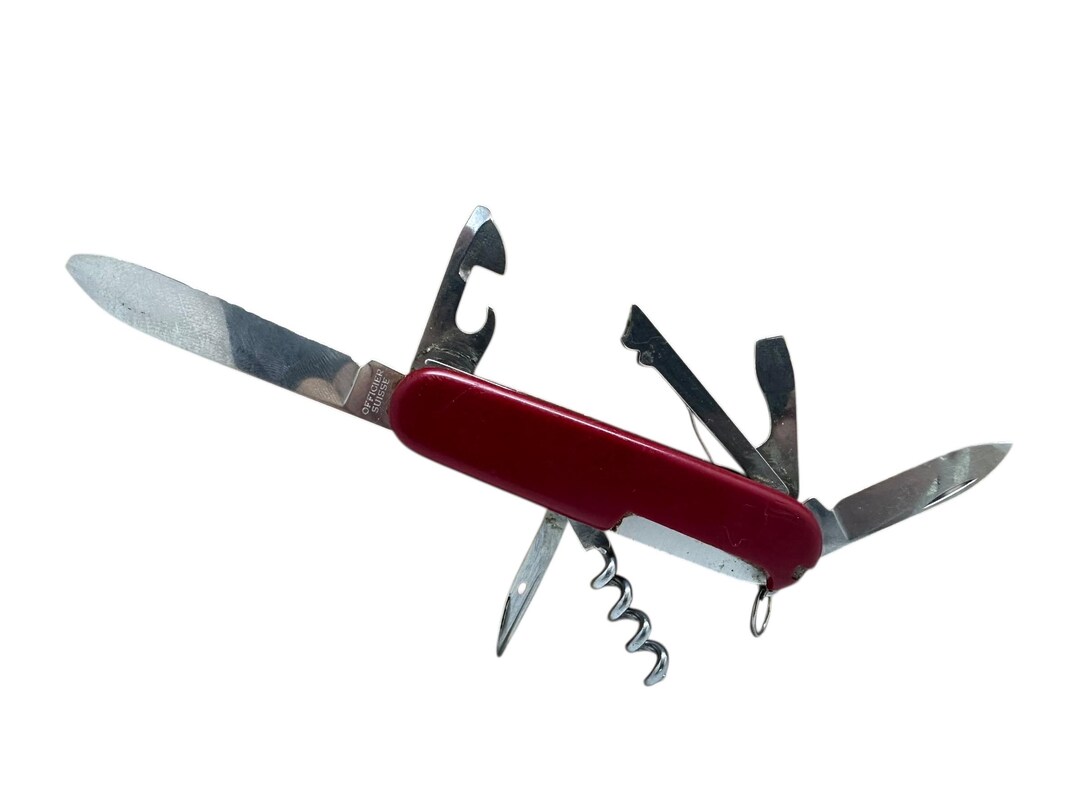 Vintage Victorinox Fisherman Stainless Steel Switzerland Pocket Knife ...