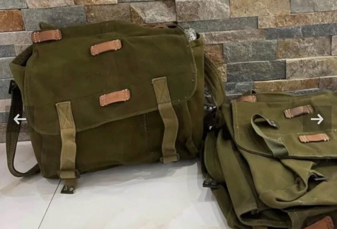 Lot of 10 Very Old Genuine Military Bag Haversack Backpack Vintage ...