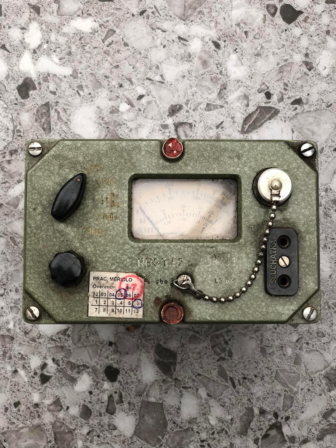 Vintage Military Dosimeter Geiger Counter Radiation Detector Radiometer ...