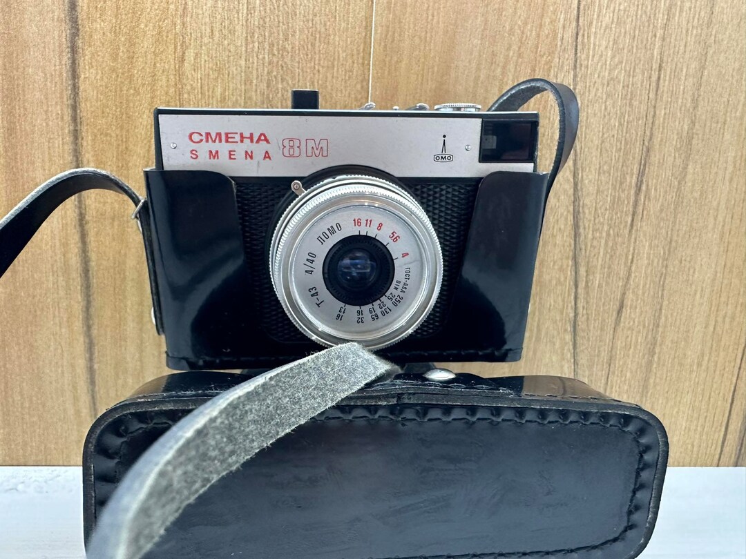 Vintage Lomo Smena 8M OMO USSR Old Film Camera 1970 Year Rare With Case ...