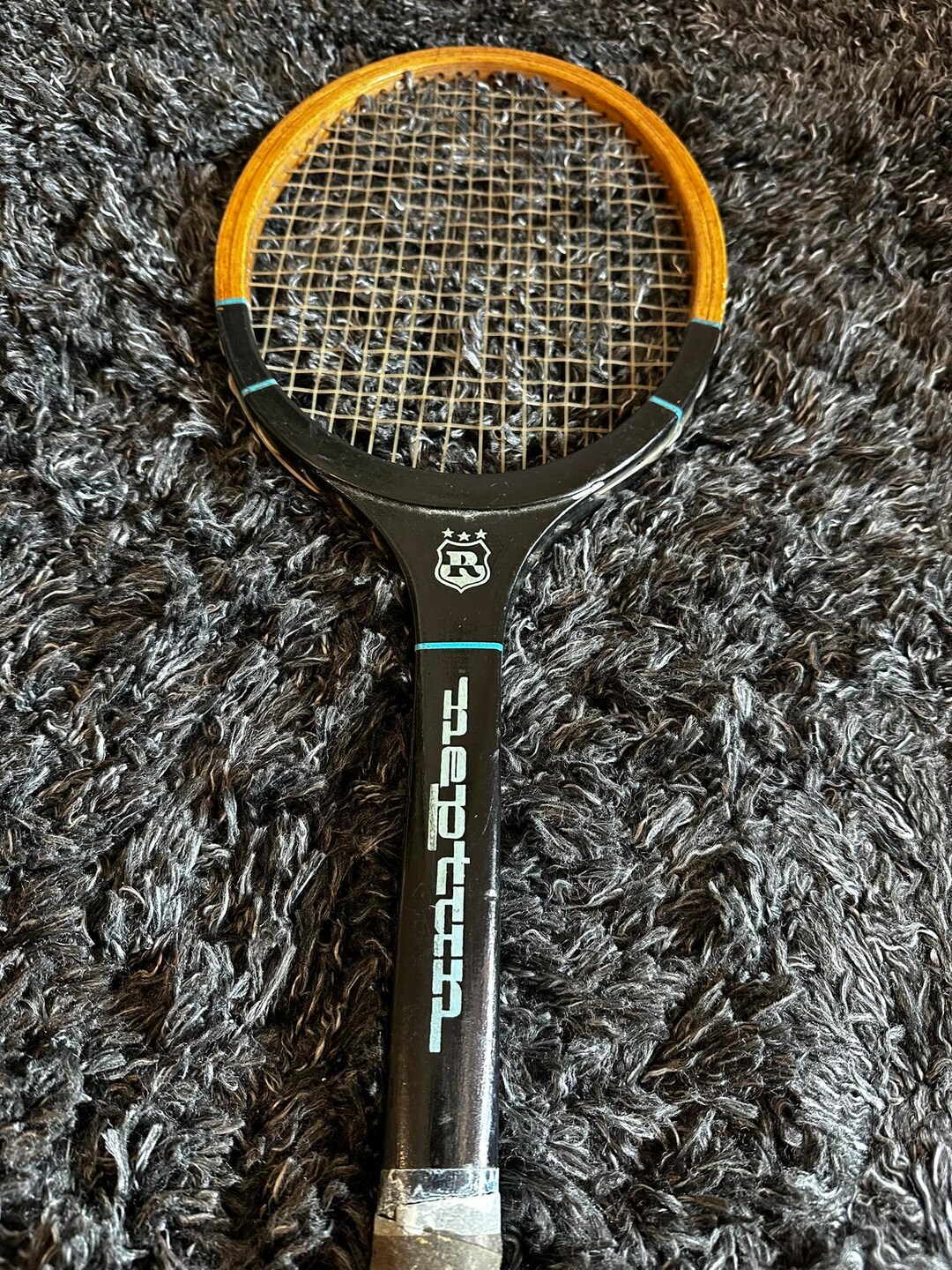 Vintage Wooden Antique Tennis Racquet Very Old Retro Collectible Fans ...