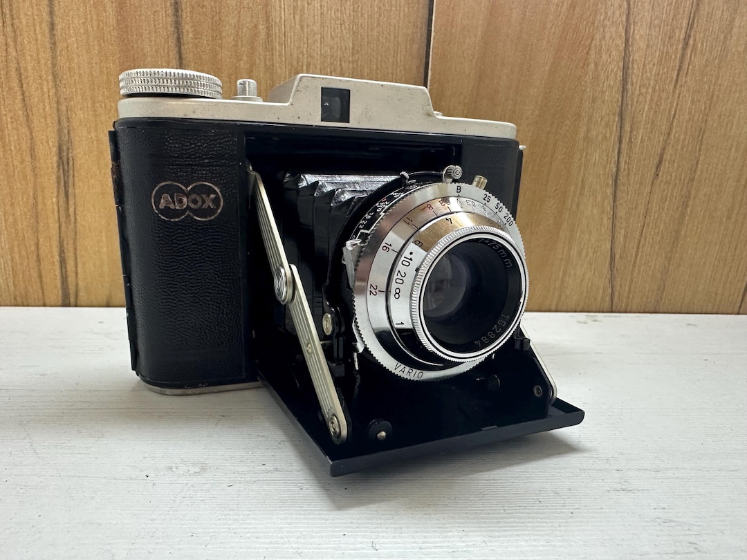 Vintage Folding Film Camera Adox Golf Morhart Pronto Adoxar 75mm ...