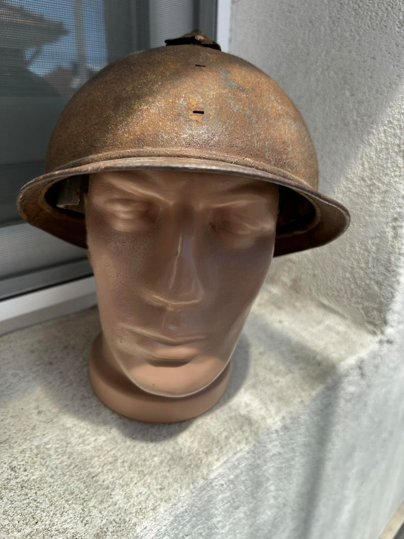 Vintage Military Helmet French Army Firefighter Soldier Equipment Very ...