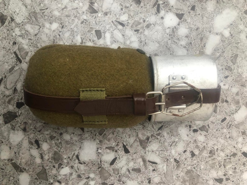 Vintage Military Romanian Army Flask Canteen Water Bottle With - Etsy