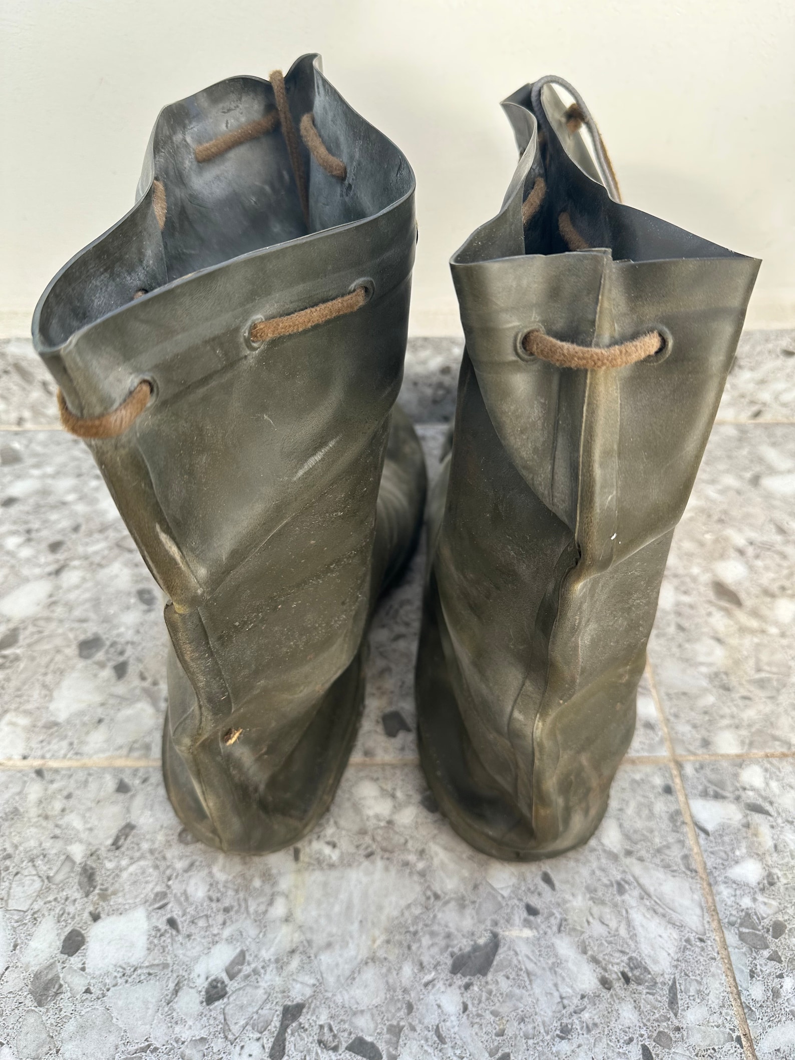 Vintage Military Full Rubber Boots NATO Army Soldier Equipment Size 46 ...