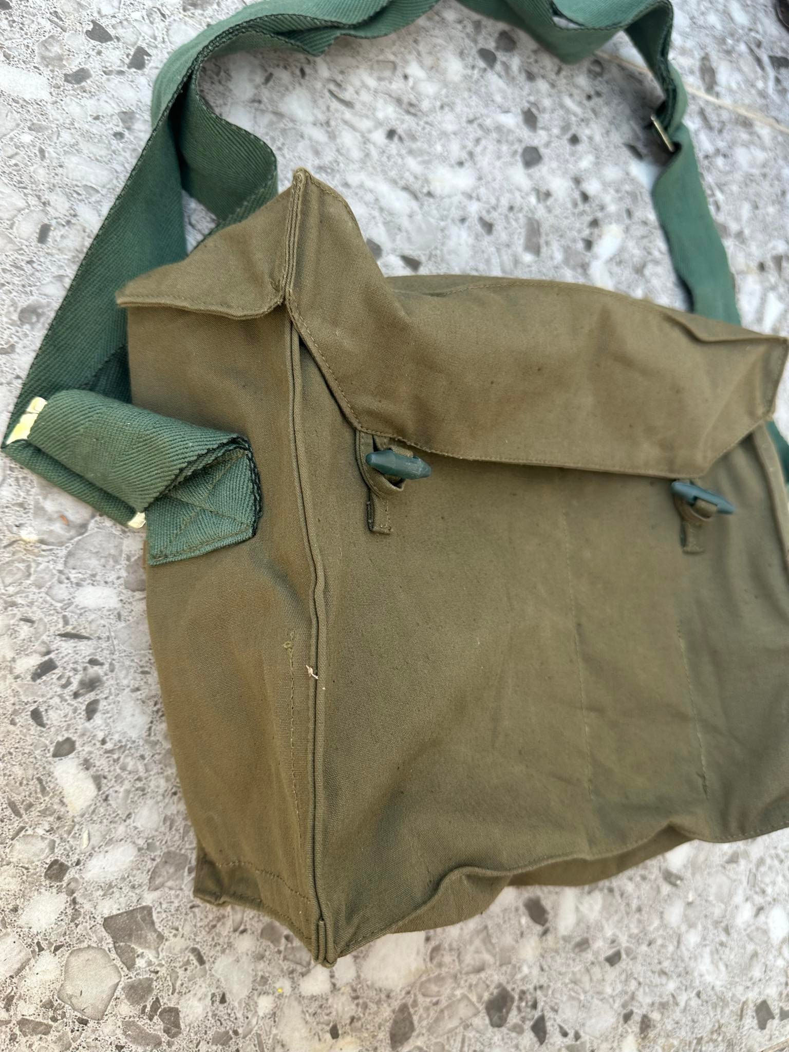 Genuine Military Army Shoulder Bag Haversack Brand New Vintage Canvas ...