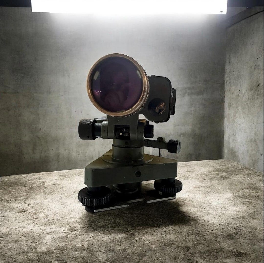 Antique Vintage Theodolite 1957 Year Military Army Soldier Surveying ...