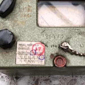 Vintage Military Dosimeter Geiger Counter Radiation Detector Radiometer ...