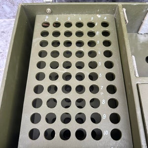 Vintage Military Army Unique Very Rare Dosimeter Wood Box Old 1960 ...