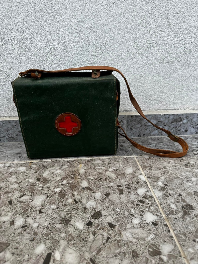 Vintage Military Field Medic First Aid Full Kit Canvas Bag - Etsy