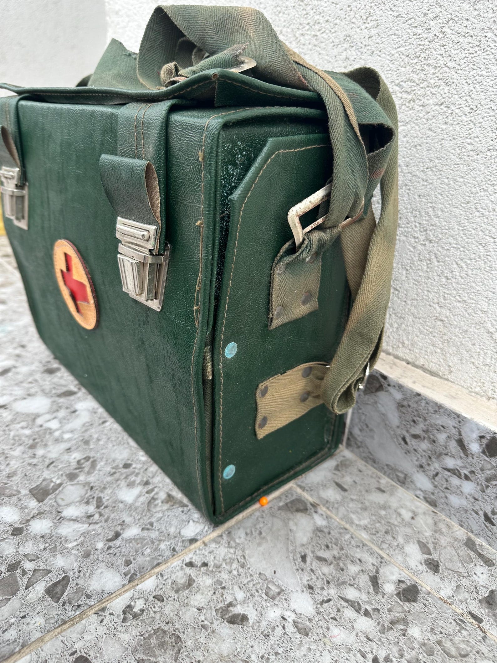 Vintage Military Field Medic First Aid Full Kit Canvas Bag Medical 1940 ...