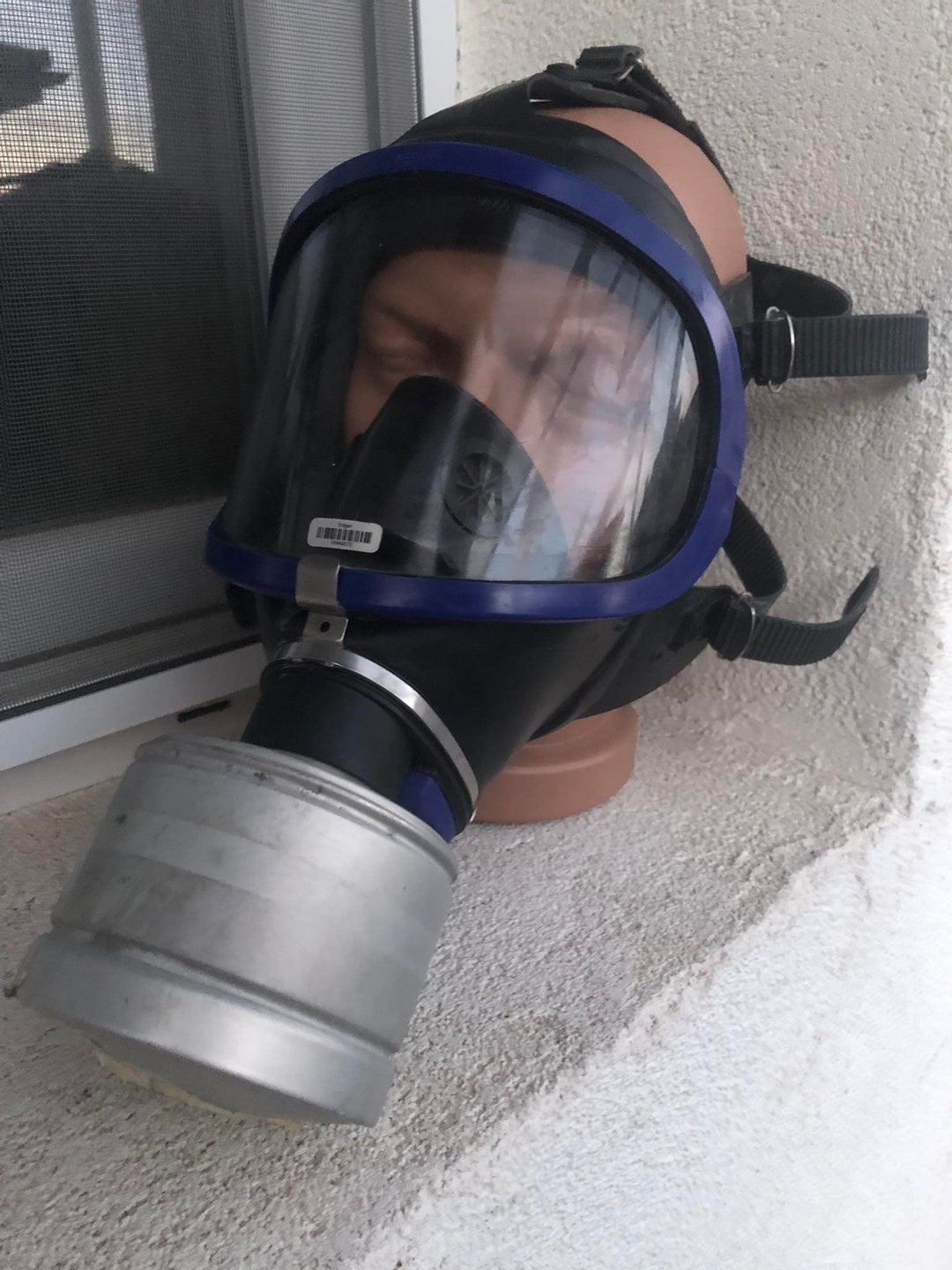 Professional Gas Mask Blue Drager X Plore 6300 Full Face Chemical ...