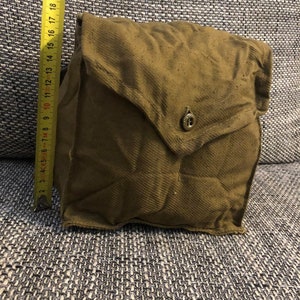 Vintage Military Army Small Bag Rucksack Haversack 1981 Green - Etsy