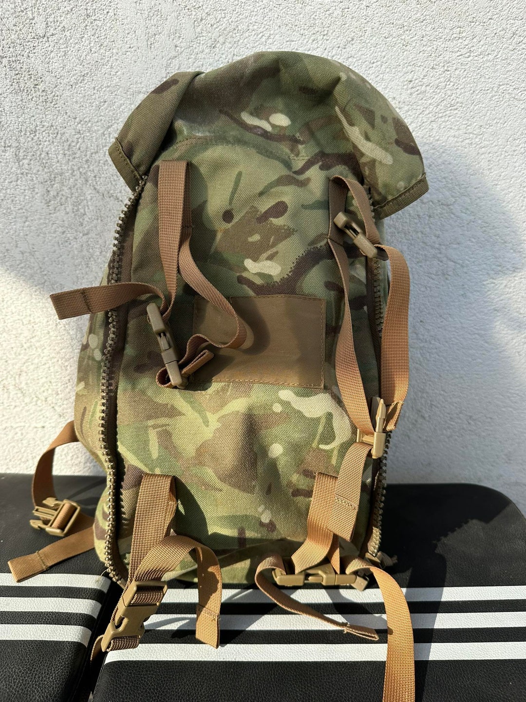 Vintage Genuine Military Bag Haversack Backpack Canvas Army Unisex ...