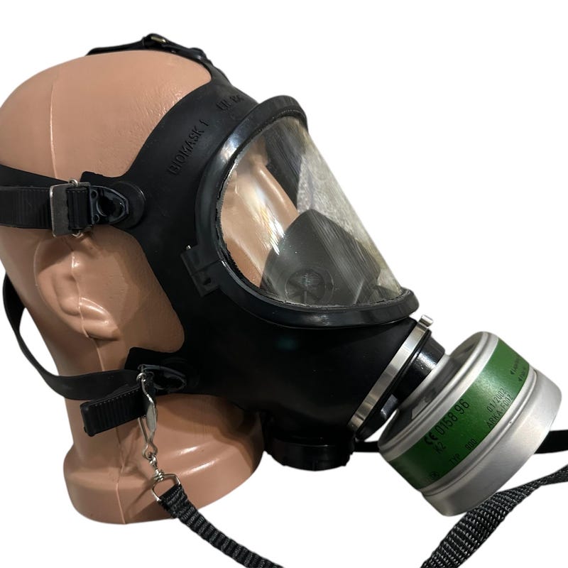 Chemical Face Mask With Filter - Etsy