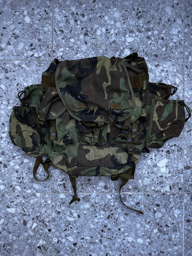 Genuine Military Bag Haversack Backpack Vintage Army Turkey Army ...