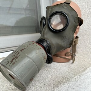 Vintage Very Rare Military Army Gas Mask 1938 Year Soldier Equipment ...