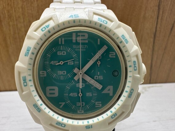 Swatch Chrono Ocean Purity The Originals White Watch … - Gem