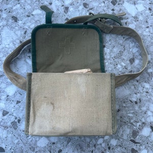 Vintage Military Field Medic First Aid Canvas Medical Rucksack ...