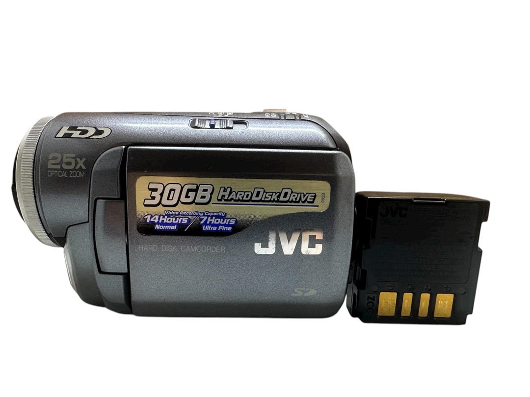 World First Harddrive Camcorder JVC Gz-mg30e 30GB HDD Hard Disk Digital ...