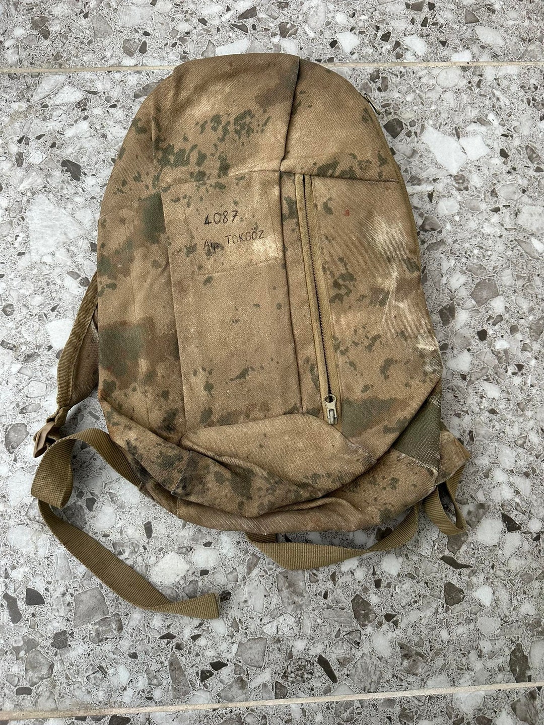 Genuine Military Bag Haversack Backpack Canvas Army Unisex Rucksack ...