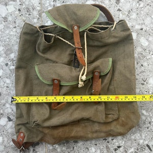 Very Old Military Bag Haversack Backpack Vintage Canvas Army - Etsy