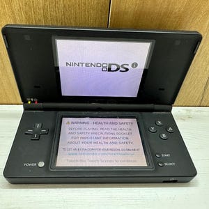 Handheld Game Nintendo Dsi Console Game Boy Black Touch Screen Camera ...