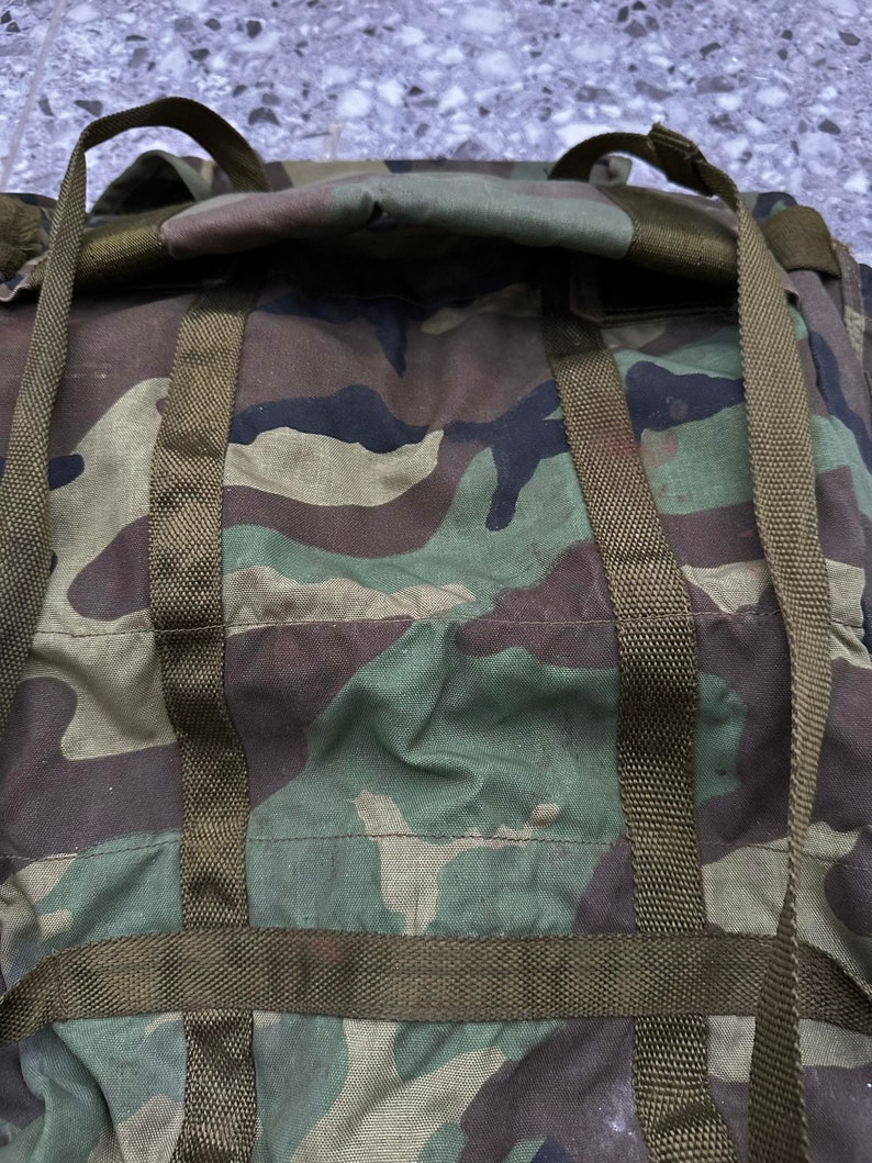 Genuine Military Bag Haversack Backpack Vintage Army Turkey Army ...