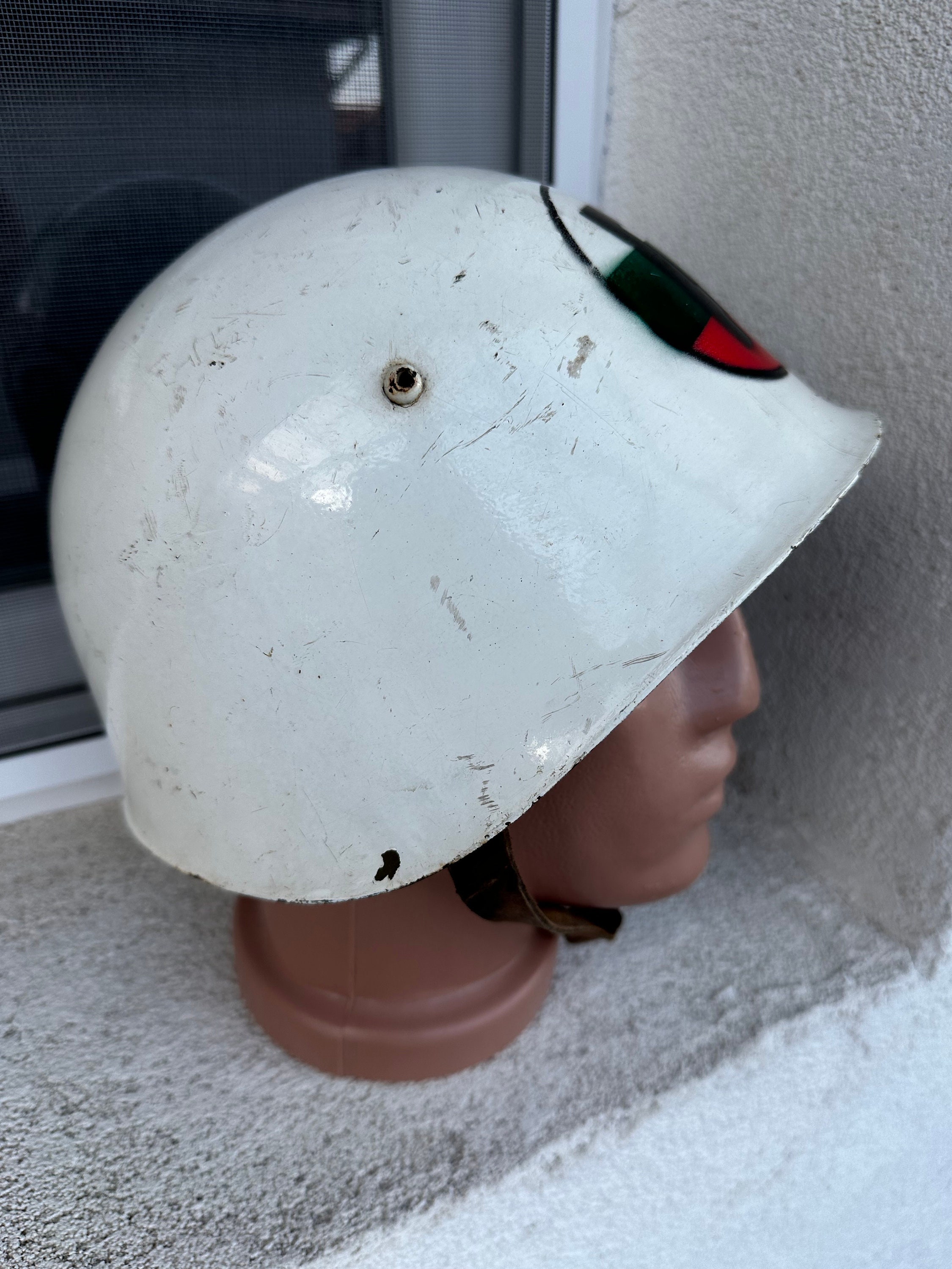 Vintage Military Police White Helmet Very Rare Army Original Soldier ...