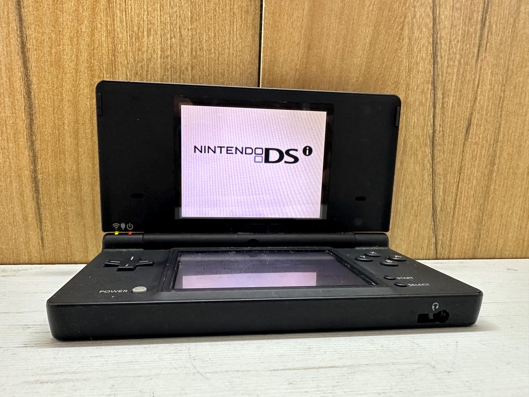 Handheld Game Nintendo Dsi Console Game Boy Black Touch Screen Camera ...