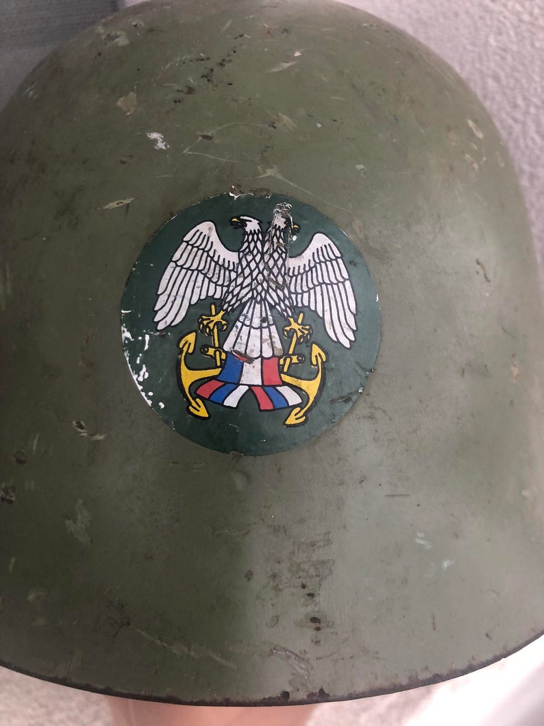 Vintage Military Helmet Serbian Army Unique Collectible - Etsy