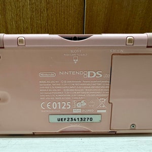 Nintendo DS Lite Pink Console Handheld System Portable Game Gameboy ...