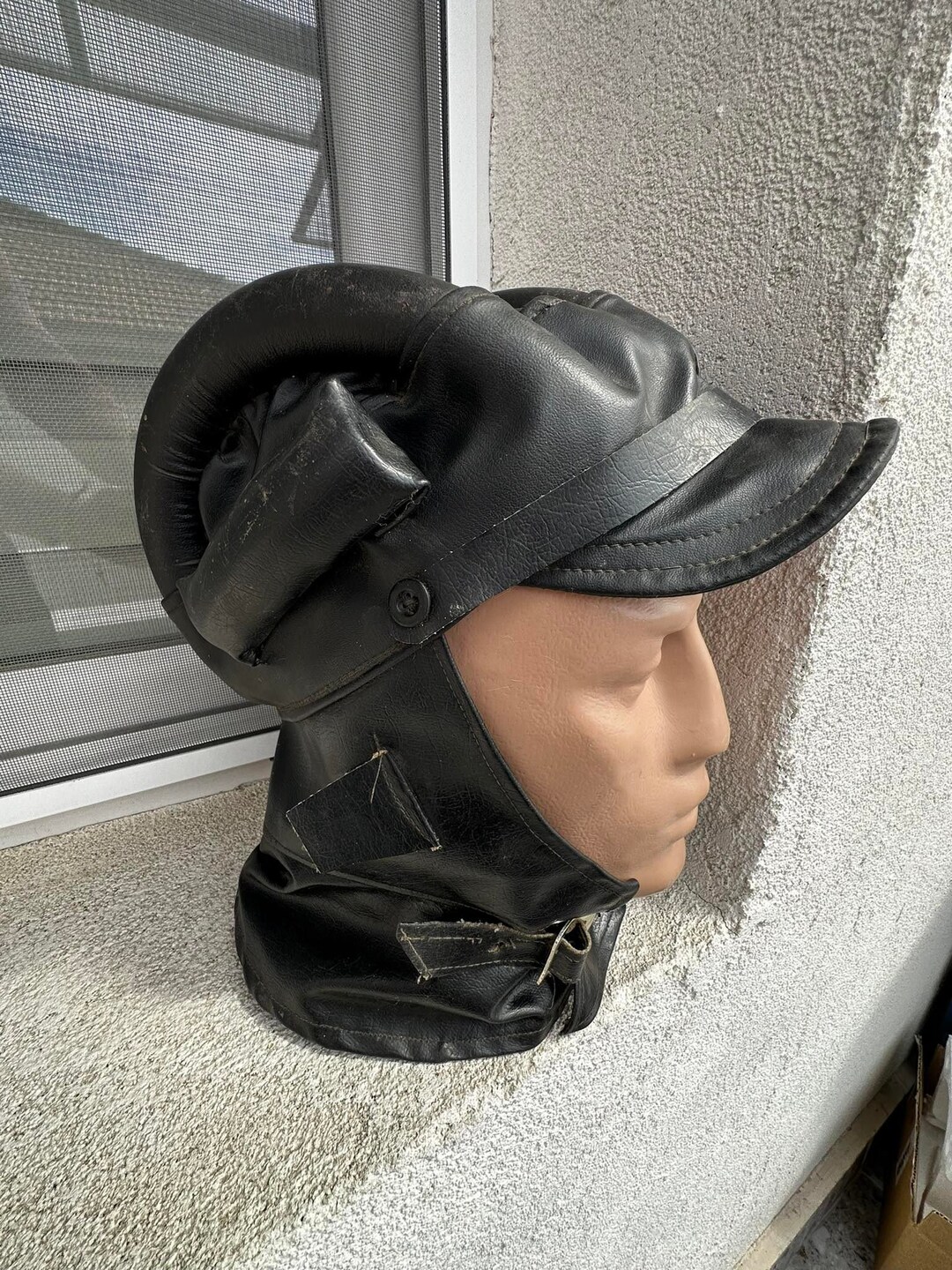 Vintage Military Very Rare German Bonnet Motorcycle Helmet - Etsy