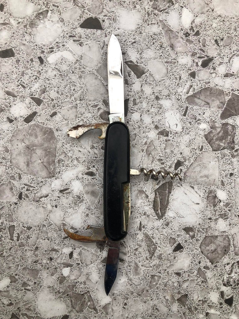 Vintage Solingen INOX Germany Steel Multi Tool Pocket Knife - Etsy
