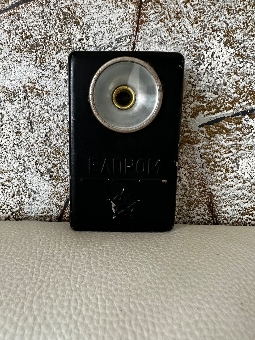 Vintage Original Black Flashlight Tin Metal Collectible Unique Flash - Etsy