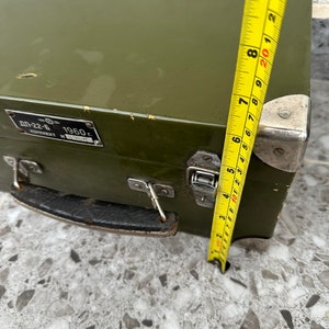 Vintage Military Army Unique Very Rare Dosimeter Wood Box Old 1960 ...