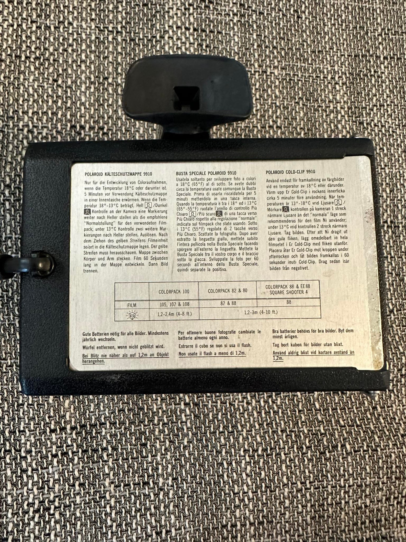 Vinatge Polaroid Colorpack Square Shooter Land Camera Film Photo Old 88 ...