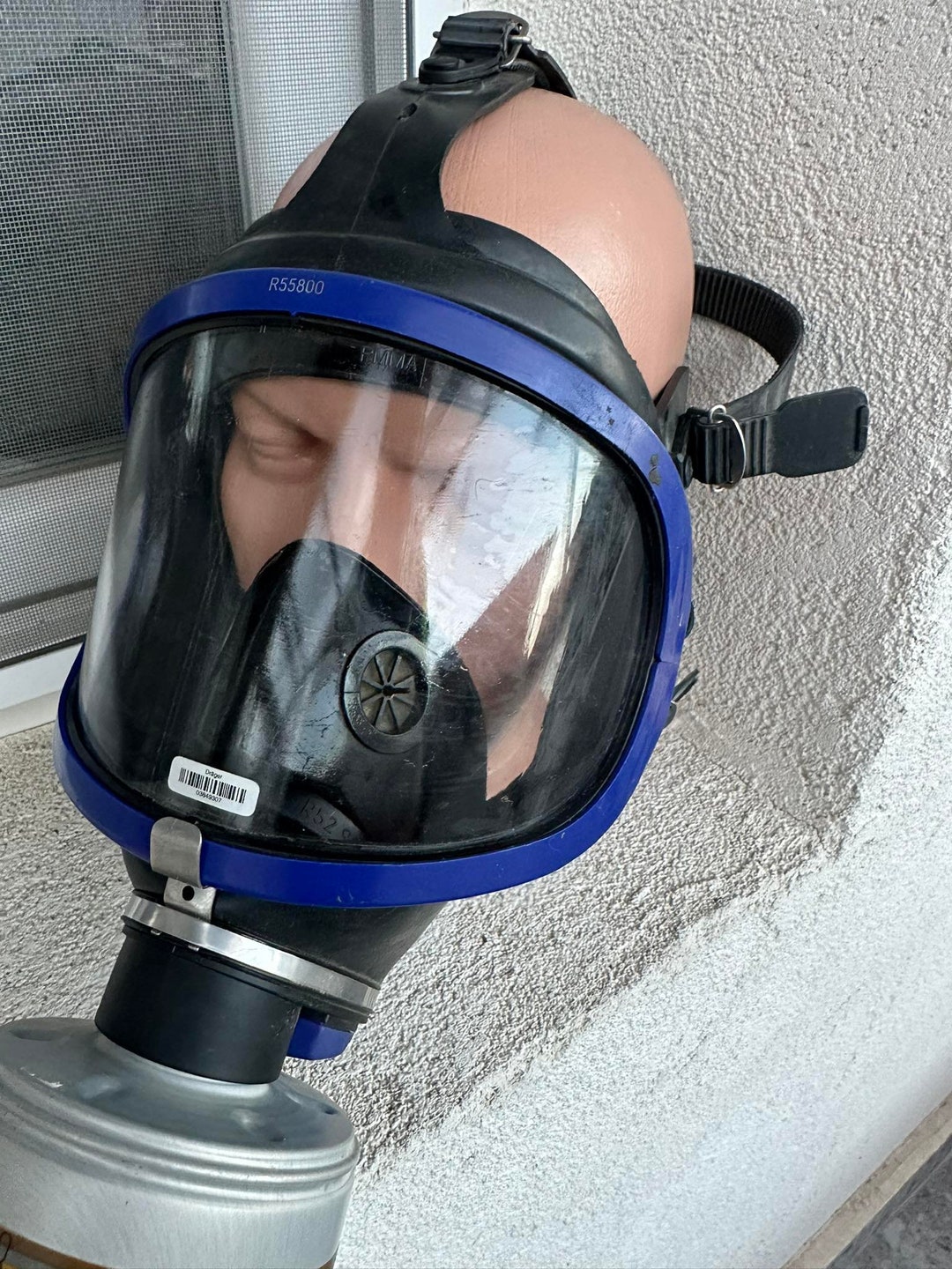 Professional Gas Mask Blue Drager X Plore 6300 Full Face Chemical ...