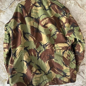 Vintage Military Jacket Smook Combat Soldier Equipment Army Camouflage ...