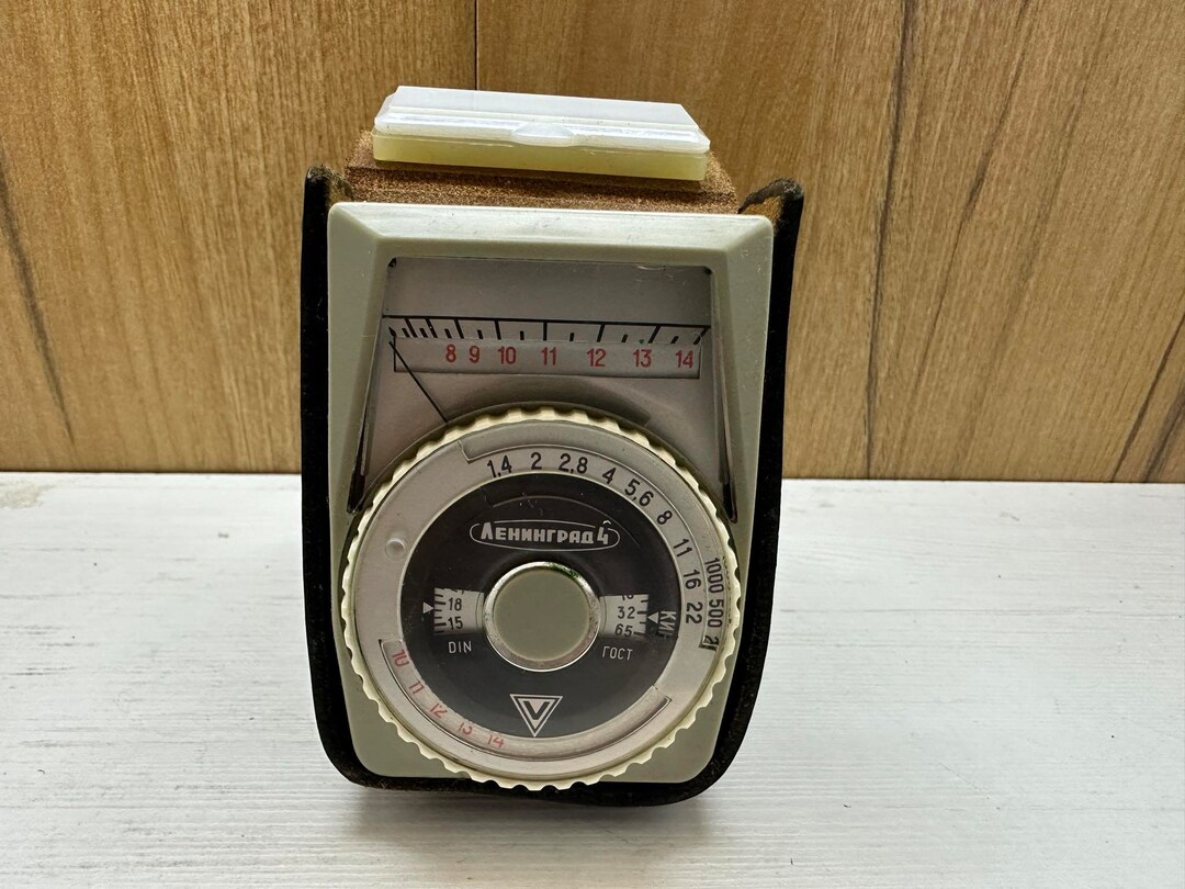 Vintage Retro Unique Light Meter Flash Leningrad USSR 1968 ...