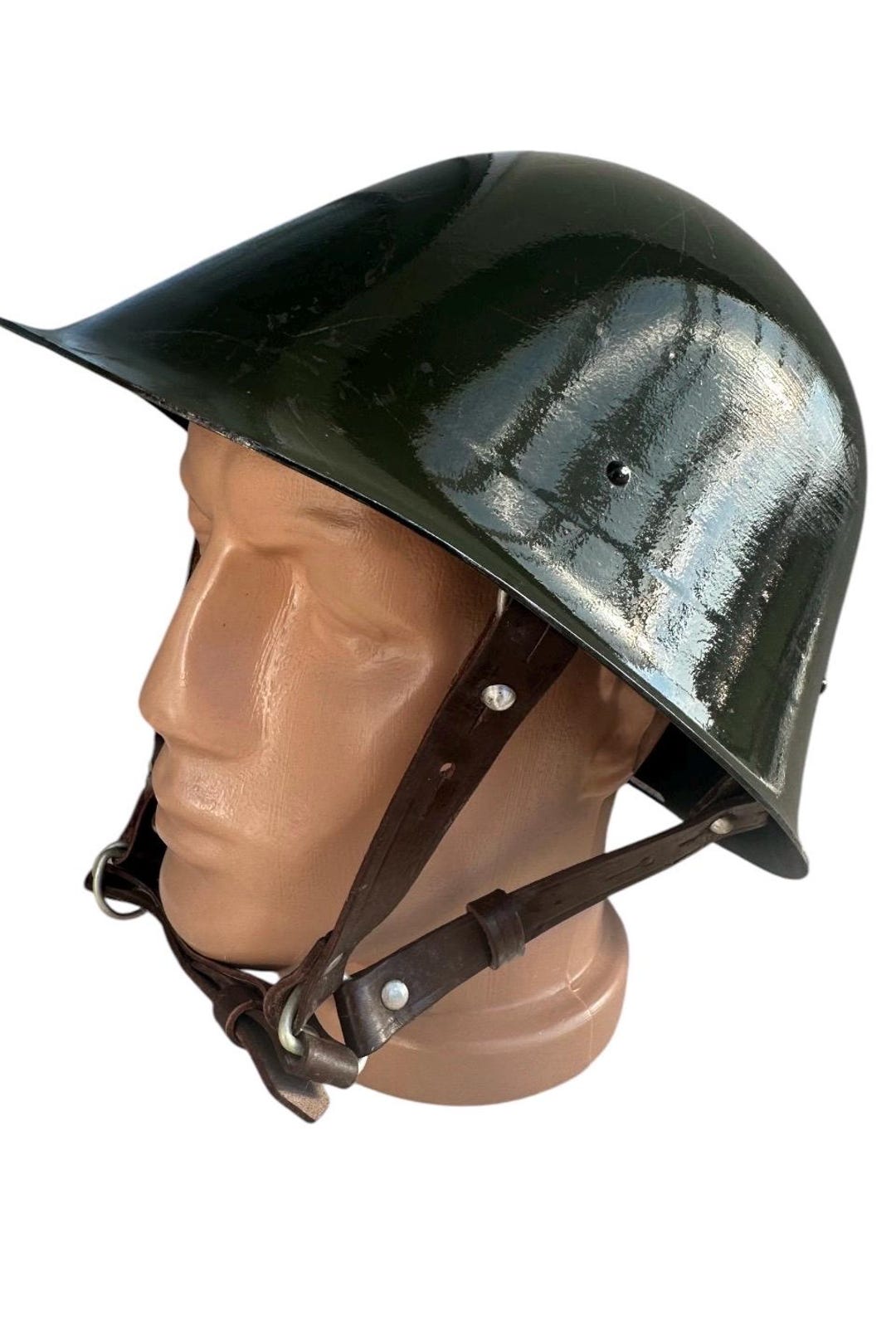 Vintage Military Romanian M73 Cold War HELMET Army Original Soldier ...